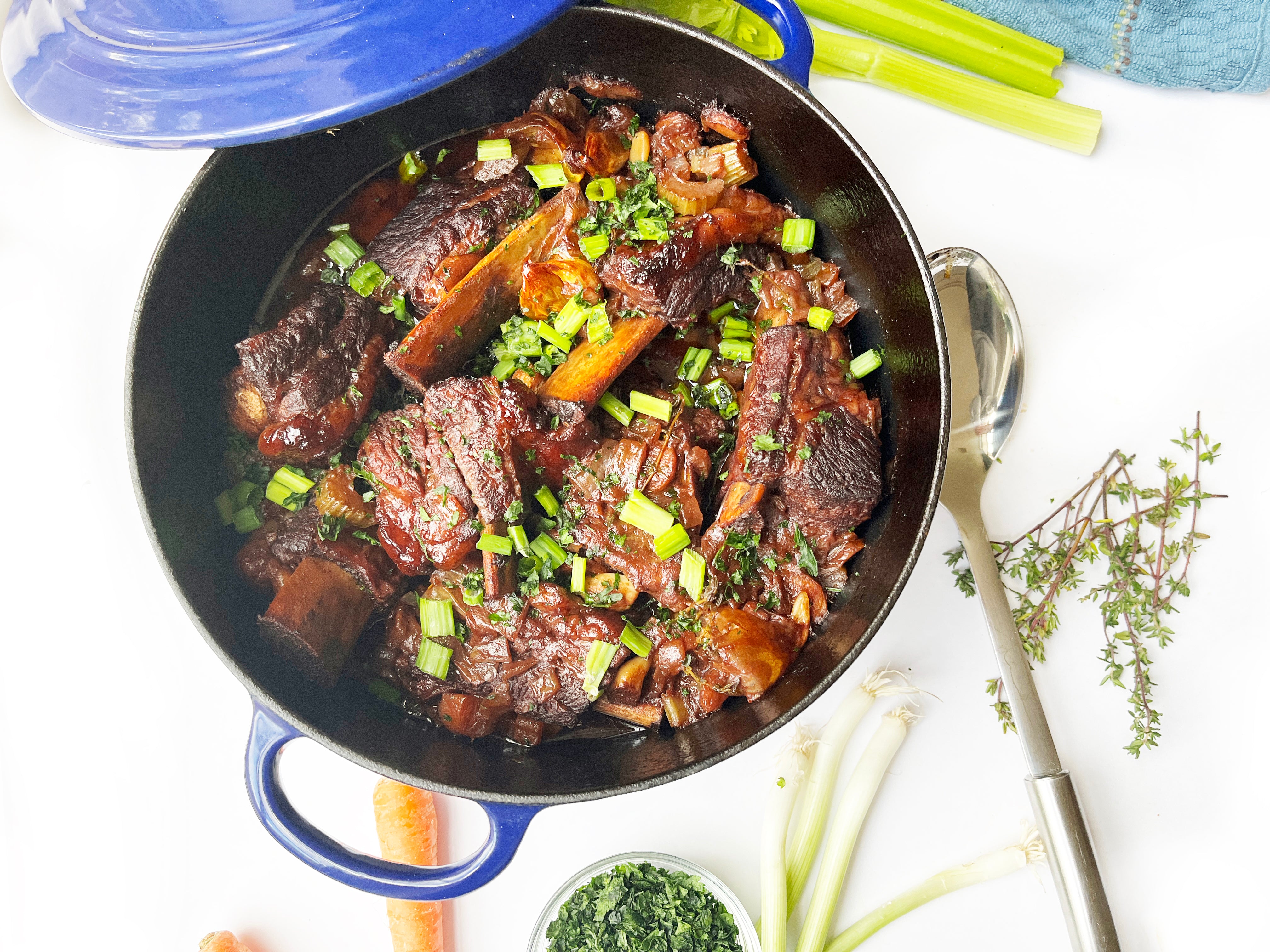 Garlic Braised Short Ribs – Chantal