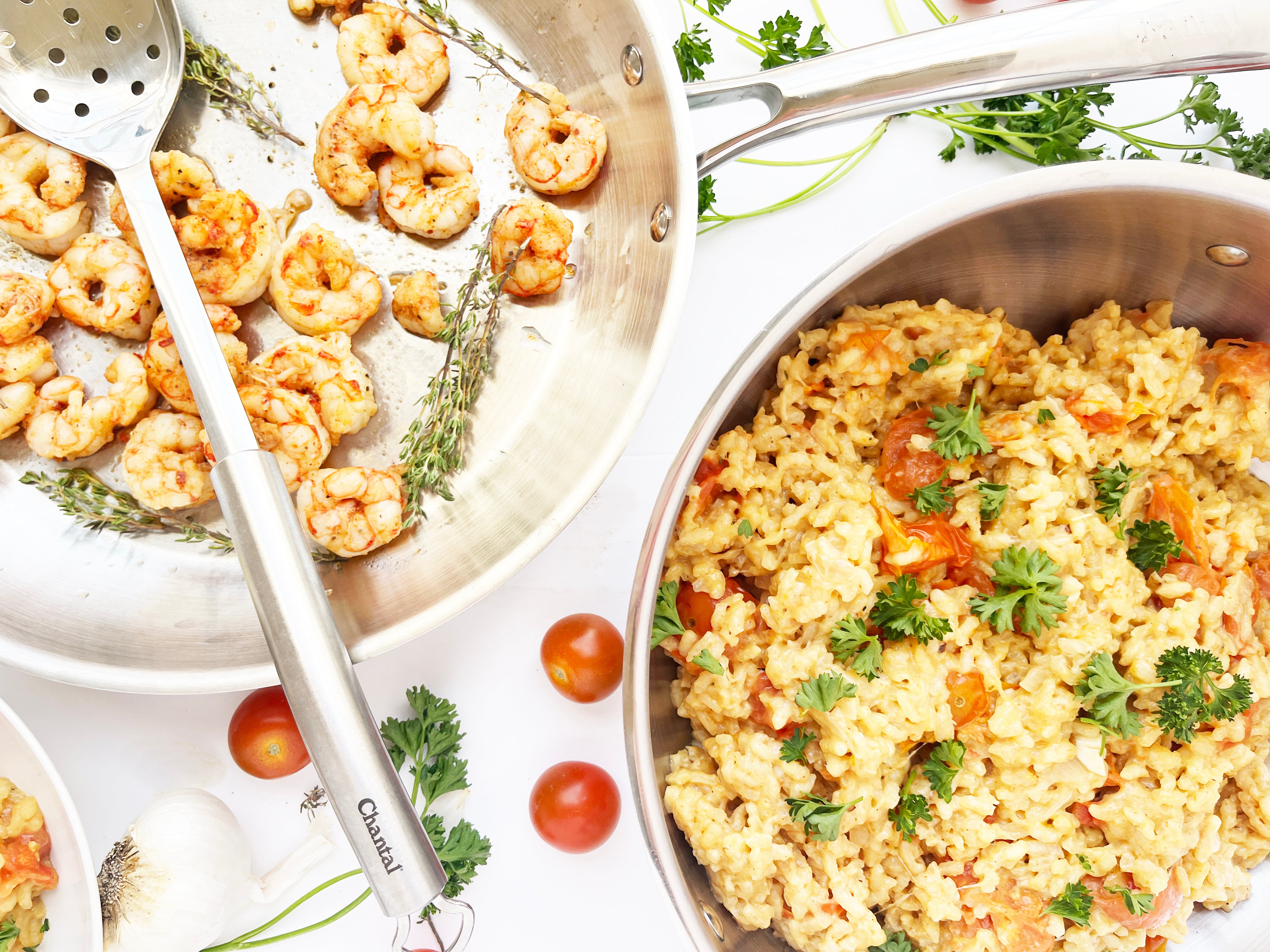 Simple Summer Shrimp and Tomato Risotto – Chantal