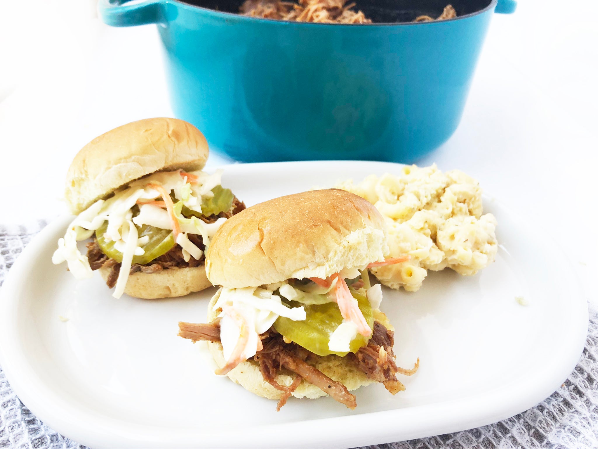 Beer-Braised Pulled Pork Sliders – Chantal